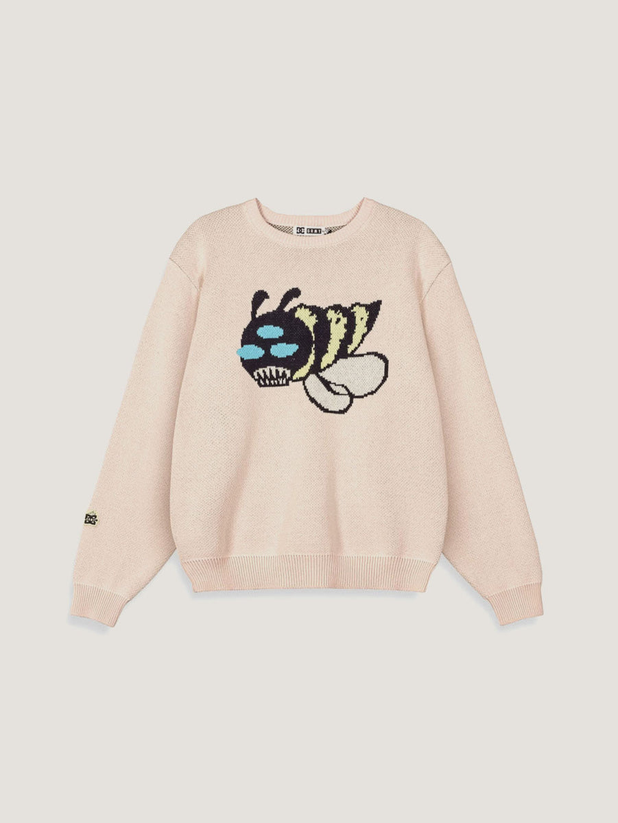 SWEATER S/CIERRE DC SHOES HOMBRE THE SWARM DC SHOES X GRIMEY RAW HONEY ...